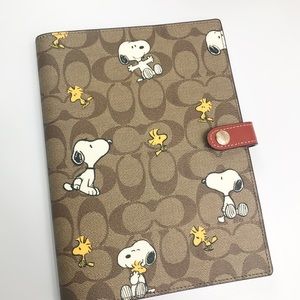 Coach | Office | Coach X Peanuts Notebook In Signature Canvas With ...